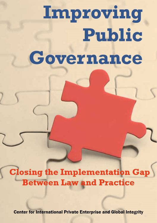 Improving Public Governance: Closing the Implementation Gap between Law ... Improving Public Governance: Closing the Implementation Gap between Law ...
