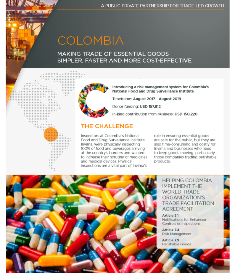 Colombia: Making Trade of Essential Goods Simpler, Faster and More Cost ...