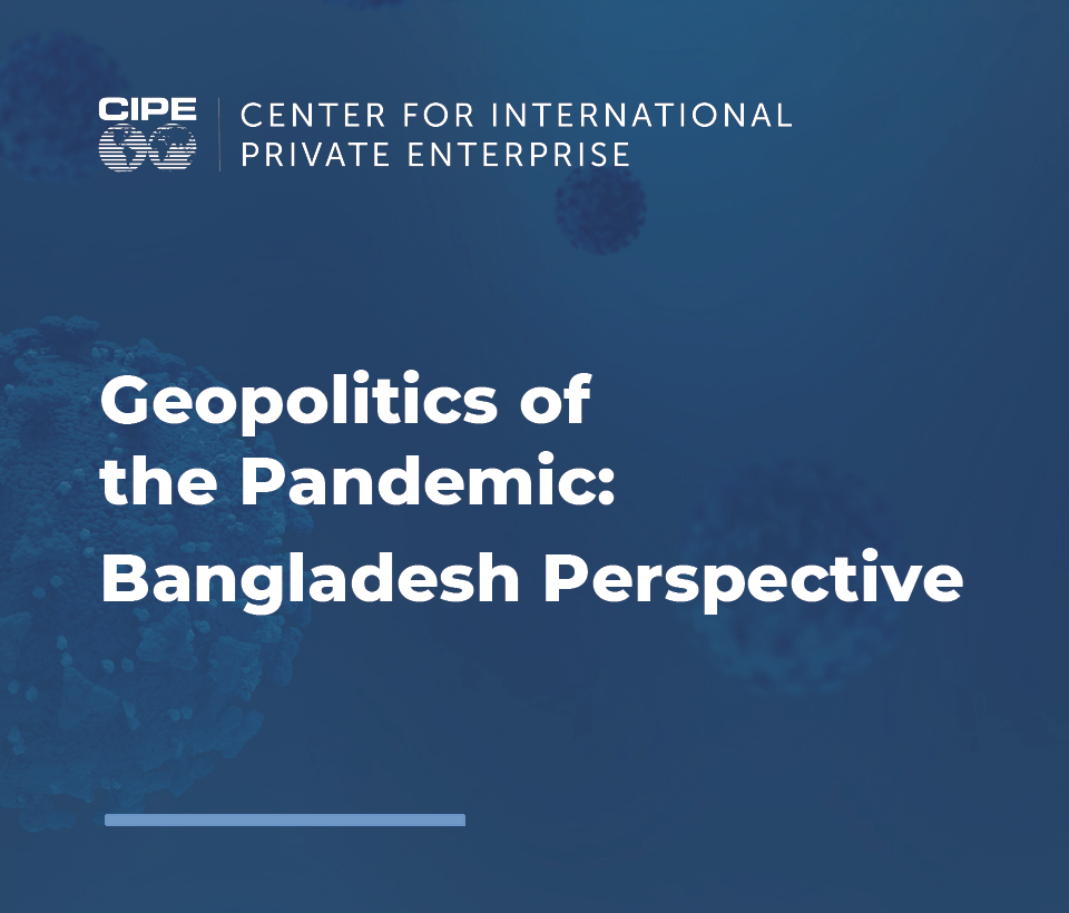 Geopolitics of the Pandemic: Bangladesh Perspective - Center for ...