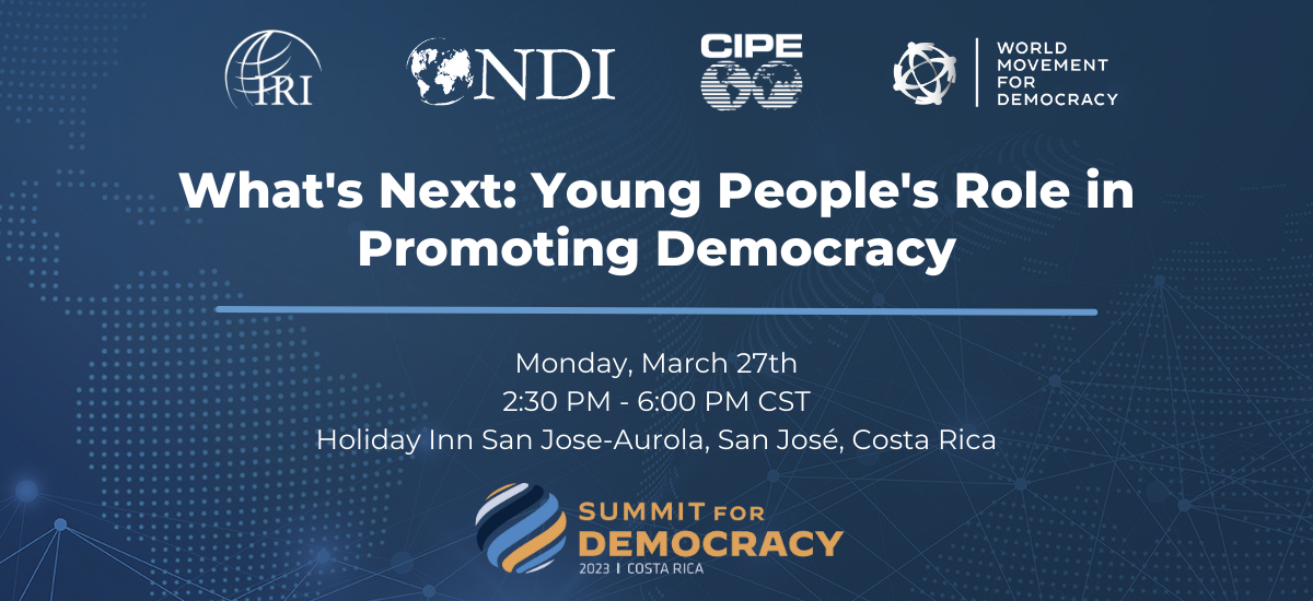 What’s Next: Young People's Role in Promoting Democracy - Center for ...