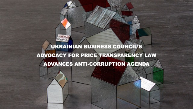 Ukrainian Business Council’s Advocacy for Price Transparency Law ...