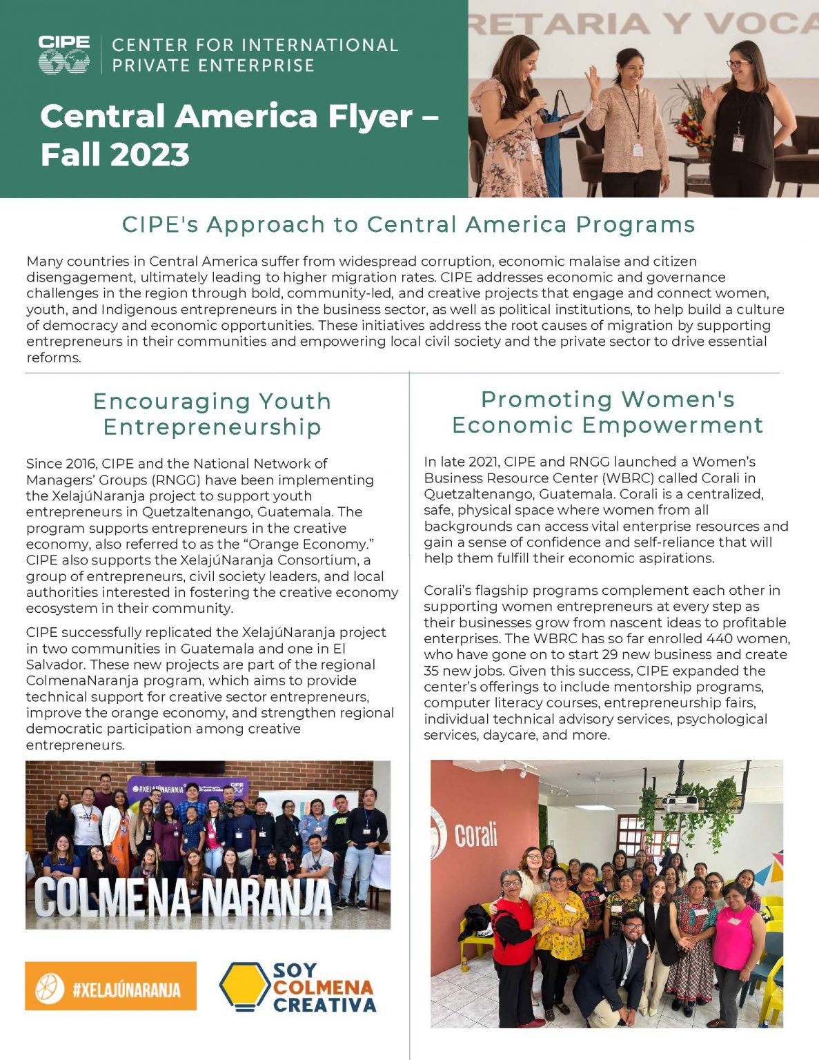 Central America Flyer 2023 - Center for International Private Enterprise