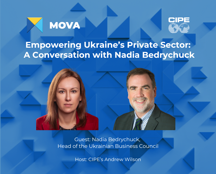 MOVA Podcast: Empowering Ukraine’s Private Sector: A Conversation with ...