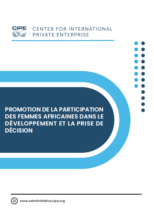 Promotion de la Participation Des Femmes Africaines Dans Le Développement ET la Prise De ...