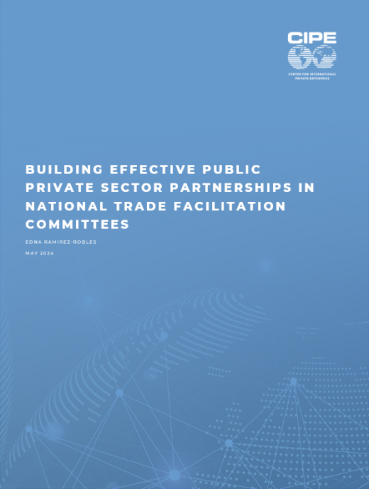 Building Effective Public Private Sector Partnerships in National Trade ...