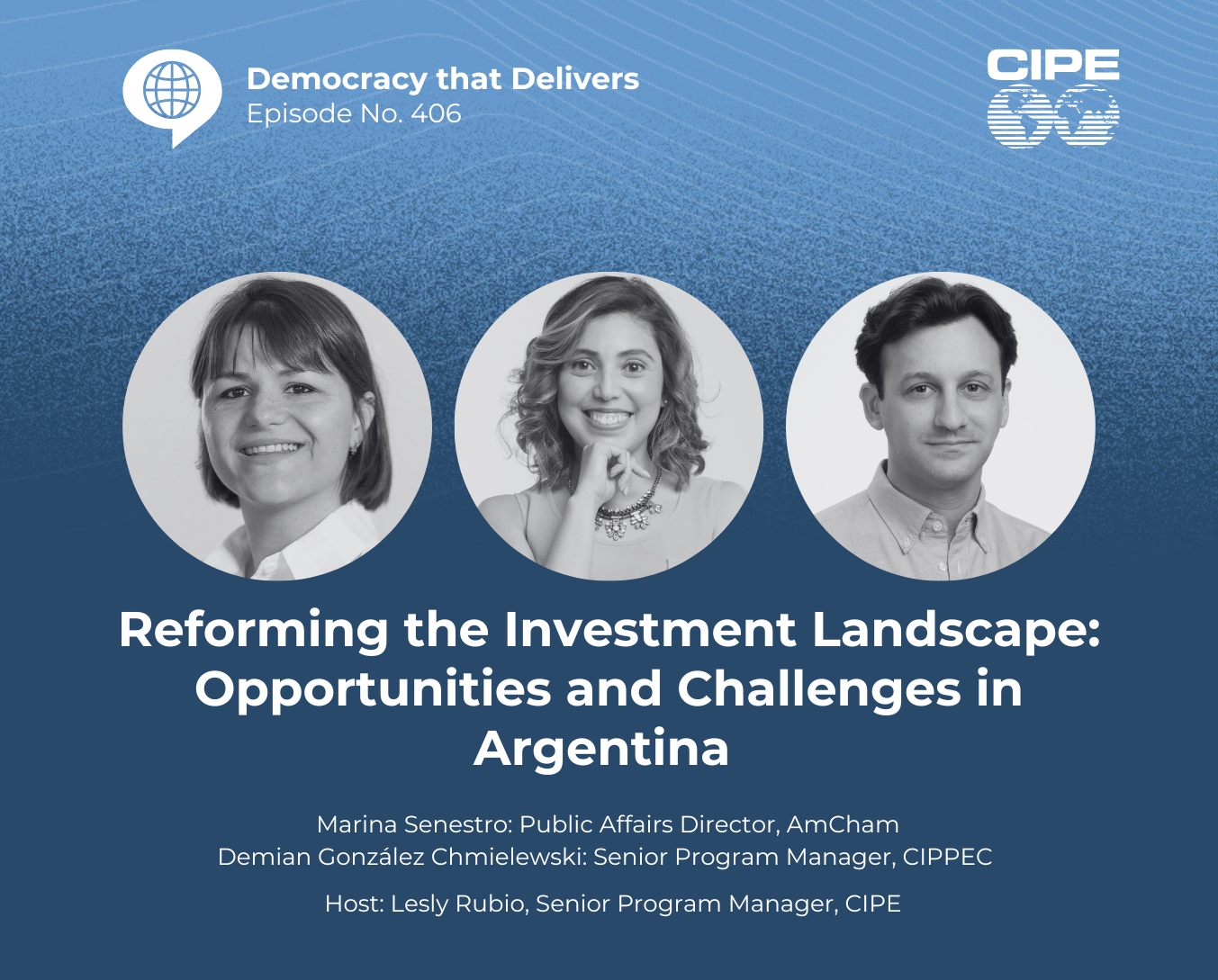 Democracy the Delivers #406 - Reforming the Investment Landscape ...