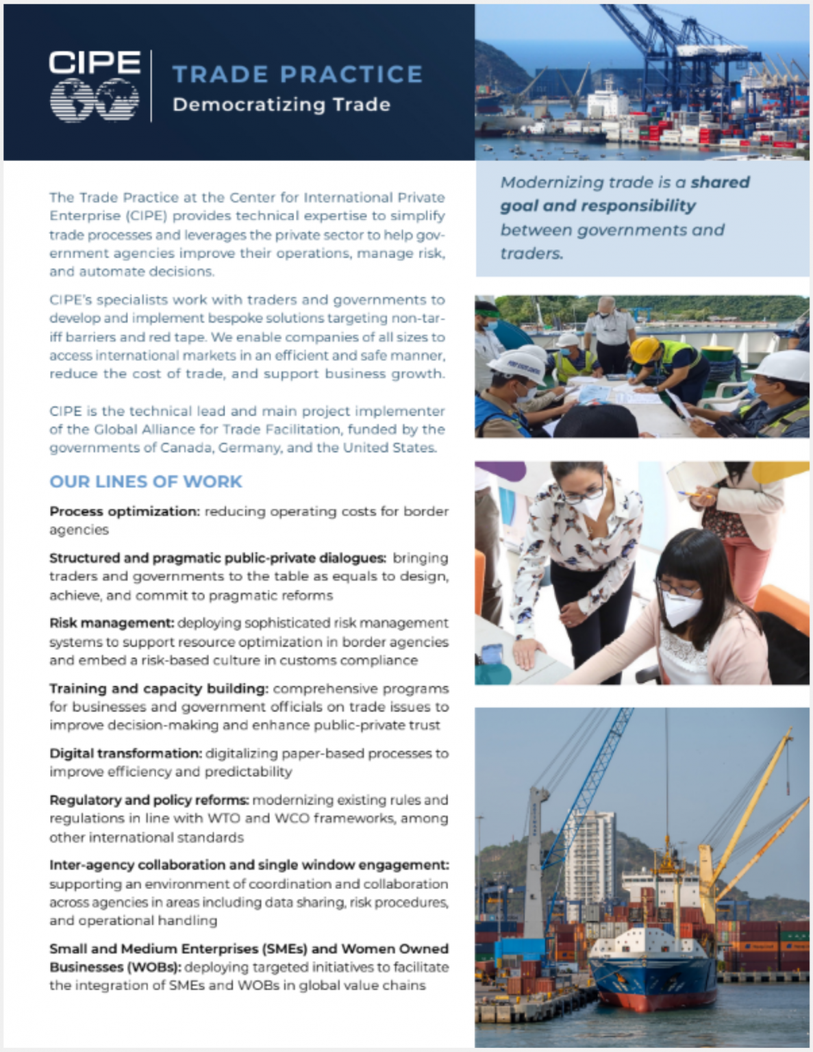 Trade Practice: Democratizing Trade - Center for International Private ...