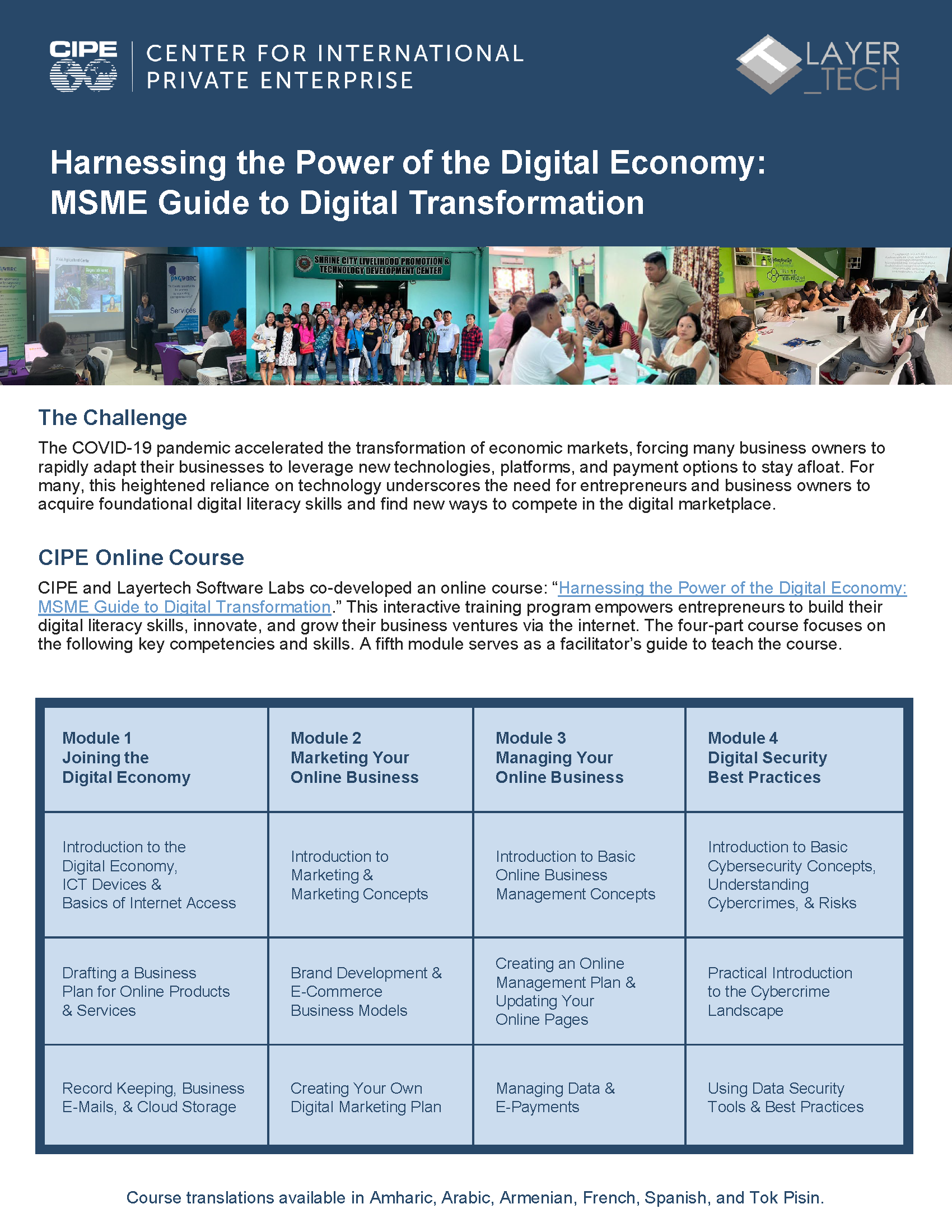 Harnessing the Power of the Digital Economy: MSME Guide to Digital ...