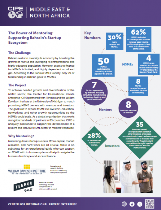 The Power of Mentoring: Supporting Bahrain’s Startup Ecosystem - Center ...